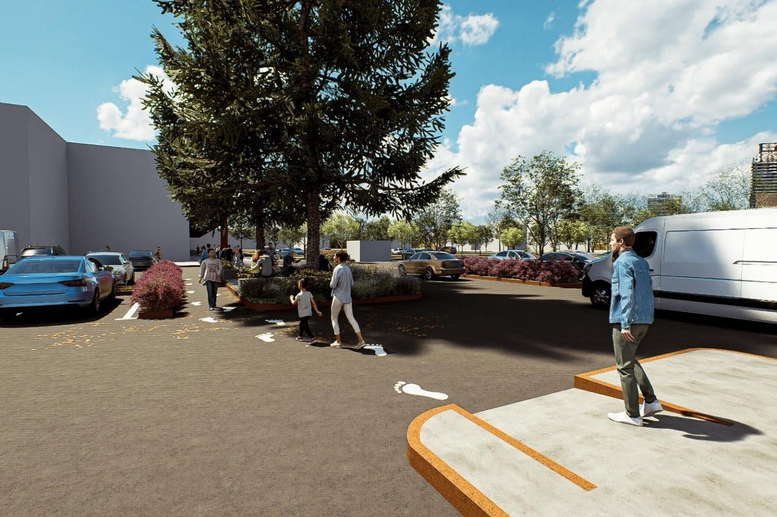Paso peatonal Plaza Mega Izcalli: un oasis urbano entre concreto y ...